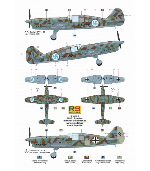 Caudron CR.714 C-1 1:48 48004