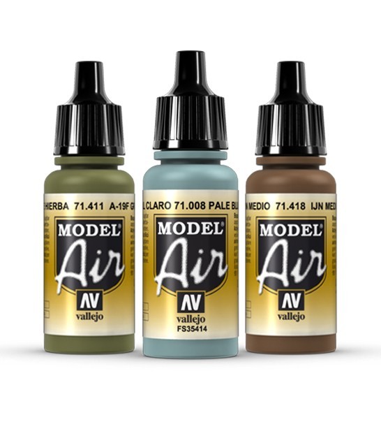 Airbrush Acrylic colors Vallejo Model Air 17ml.