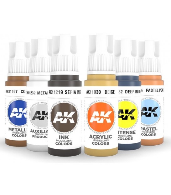 AK Interactive Paint for painting models and miniatures.